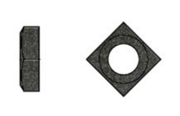 Jernmøtrikker - DIN 557 - 4-kant - Bolte.dk. Bolte.dk