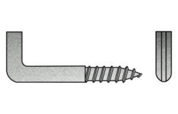 L-kroge Med Træskrue Gevind. Bolte.dk